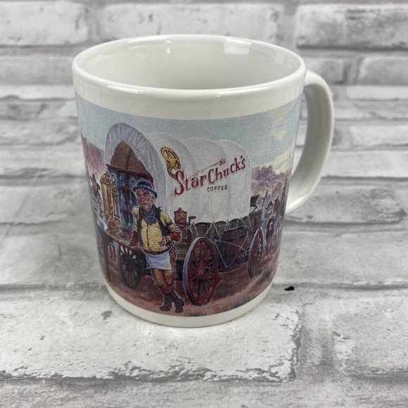 Leanin Tree | Dining | Leanin Tree Halfcaff Latte Cowboy Coffee Mug Cup ...